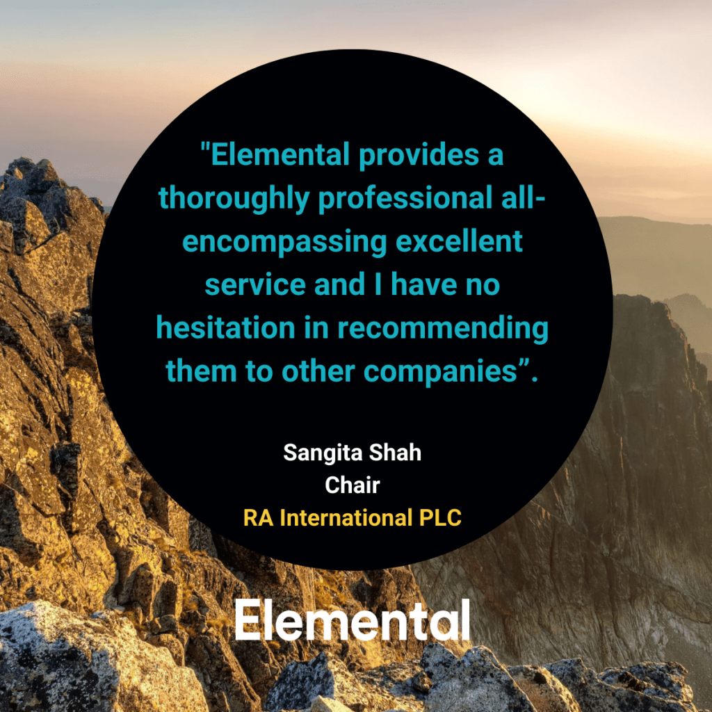 RA International partners with Elemental for Governance